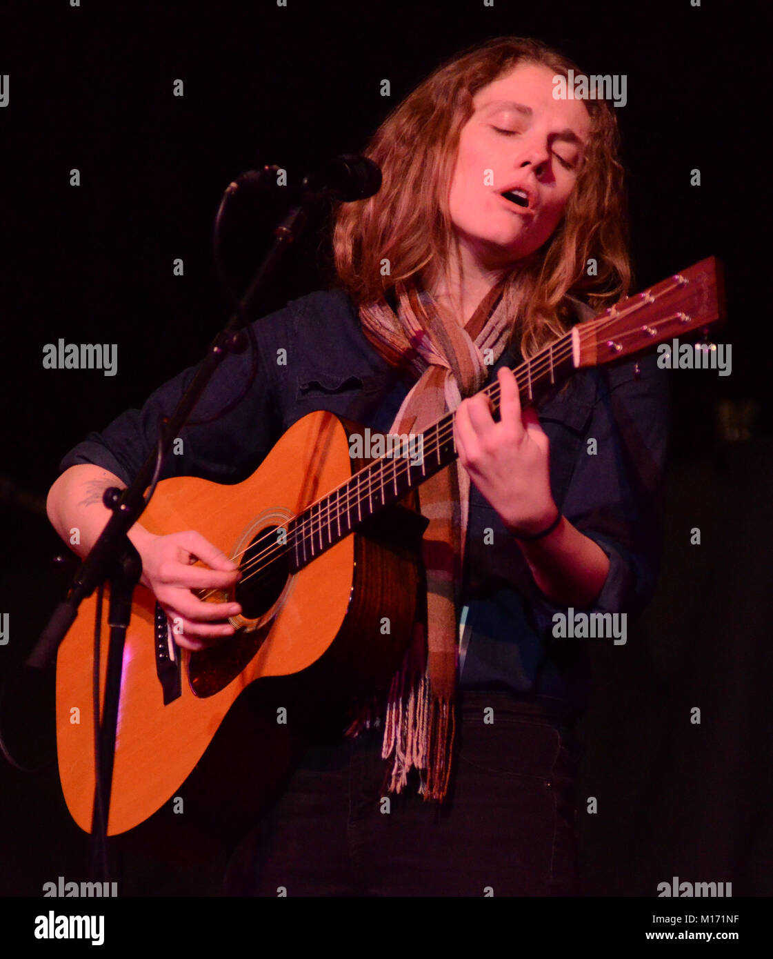 Ann Abor, Michigan, USA. 26th Jan, 2018. Singer Sarah Vos of the band ...