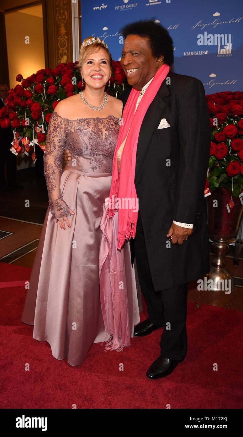 Dresden, Germany. 26th Jan, 2018. The singer Roberto Blanco and his ...