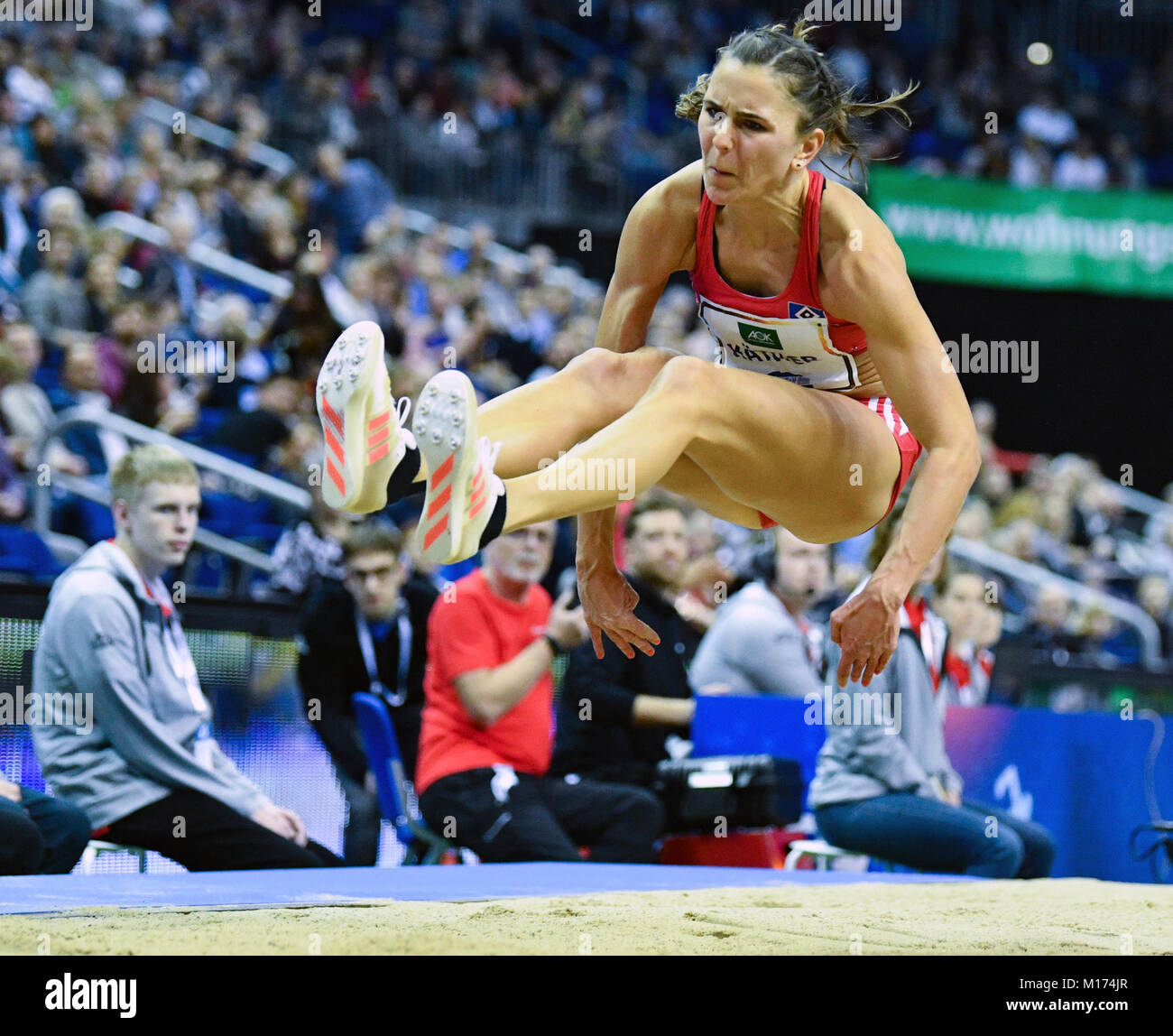 Berlin, Germany. 26th Jan, 2018. German long jumper Nadja Kaether ...