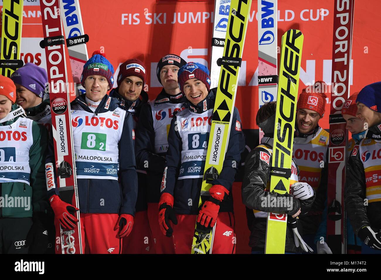 Zakopane, Poland. FIS Ski Jumping World Cup on January 26, 2018 in In ...