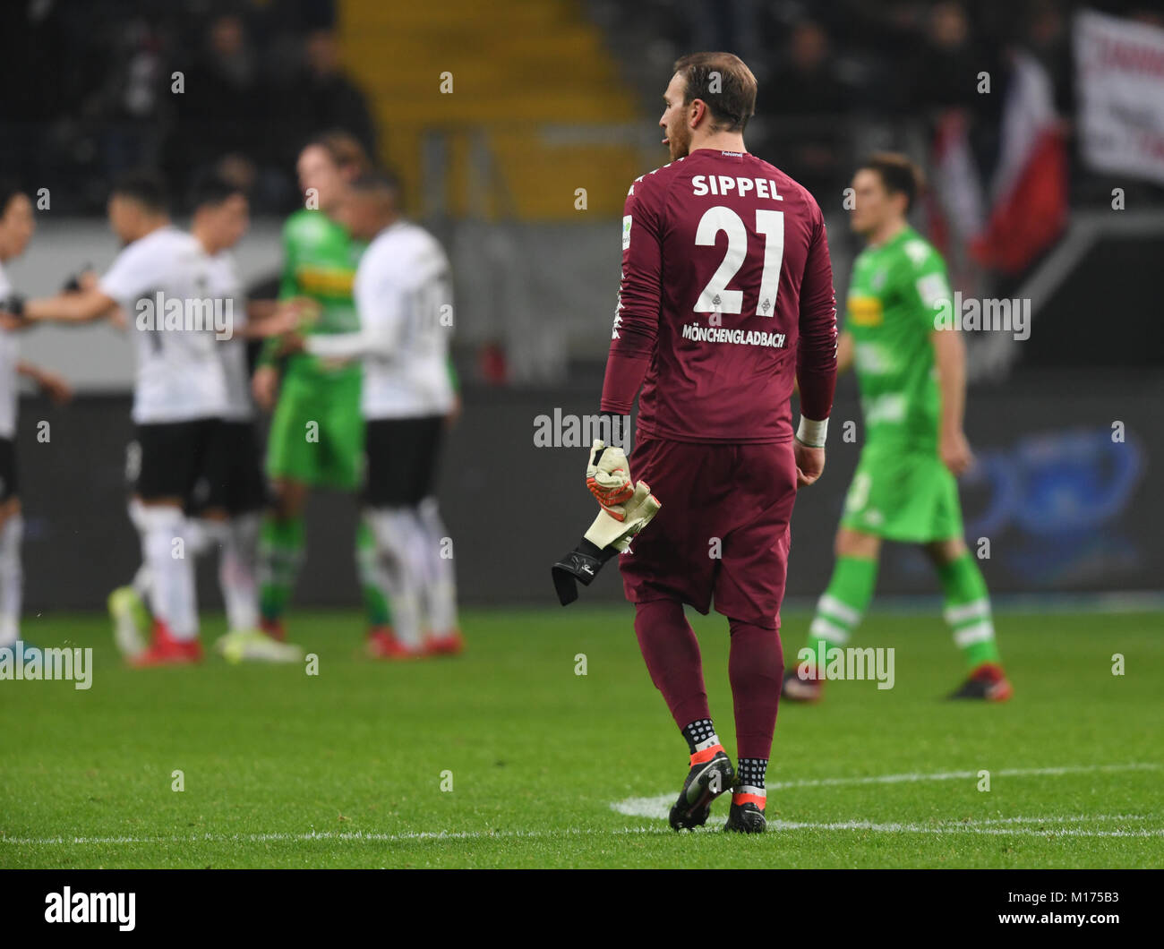 Frankfurt am Main, Germany. 26th Jan, 2018. Moenchengladbach's ...