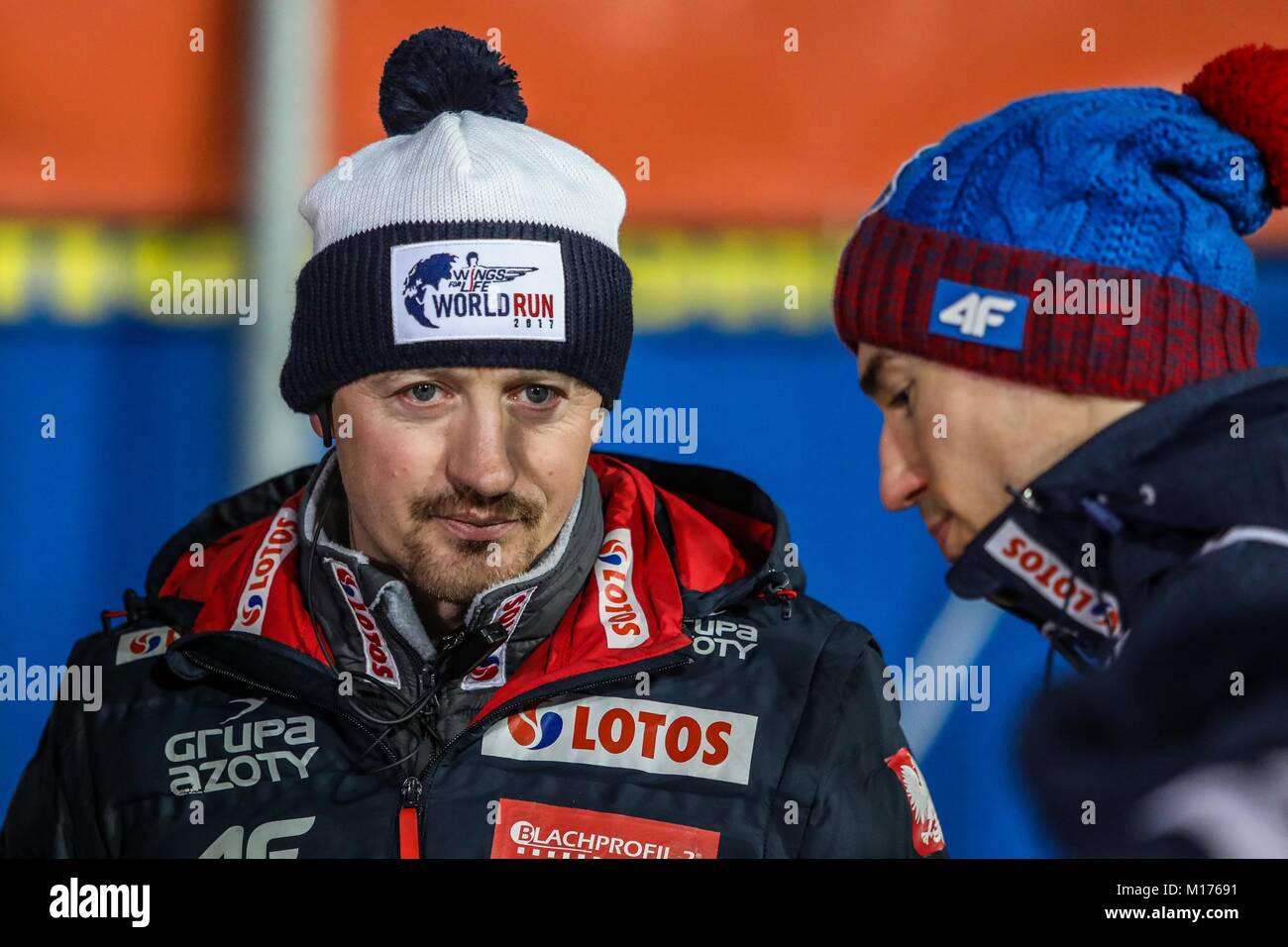 FIS Ski Jumping World Cup on January 27, 2018 in Zakopane, Poland. In ...