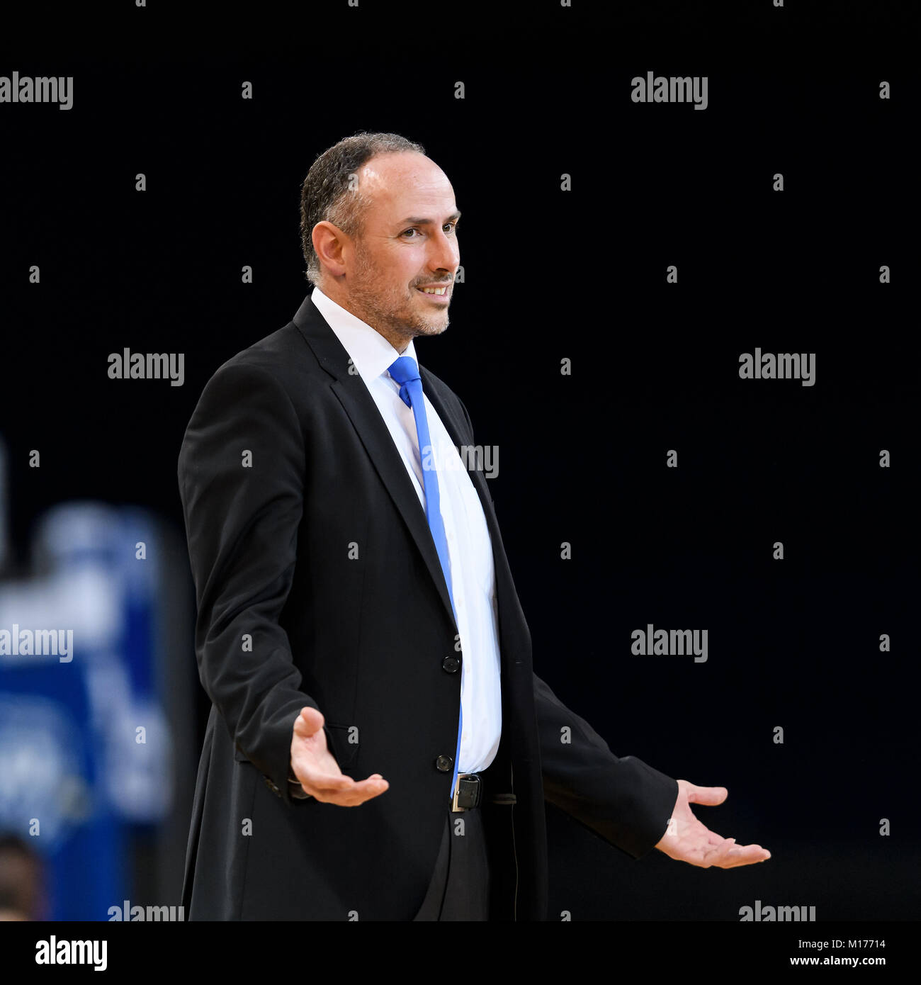 Karlsruhe, Deutschland. 27th Jan, 2018. coach Michael Mai (Lions ...