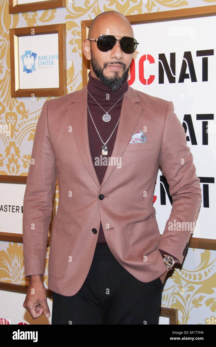 New York, NY, USA. 27th Jan, 2018. Swizz Beatz at 2018 Roc Nation THE ...