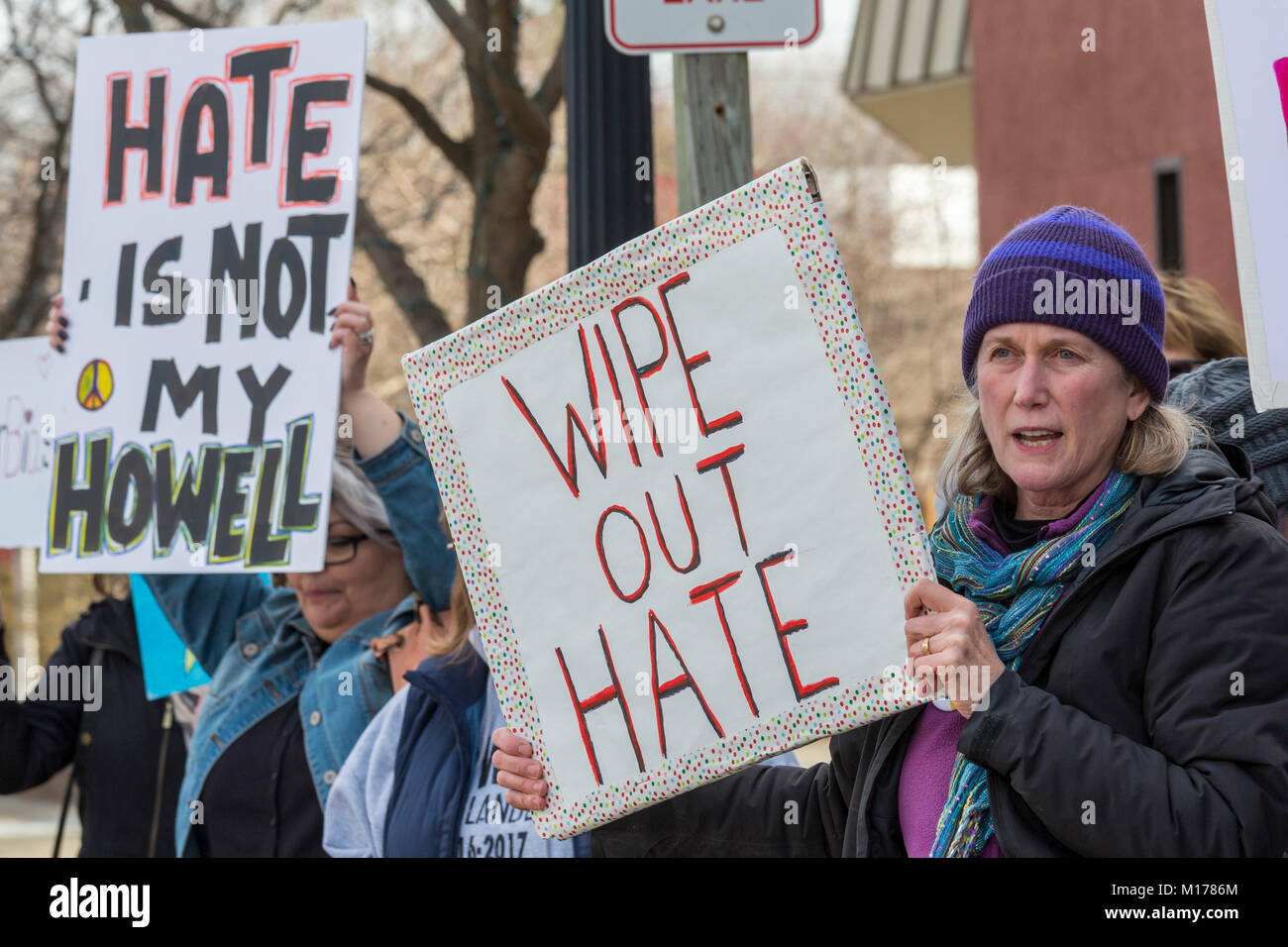 No hate fear march hi-res stock photography and images - Alamy