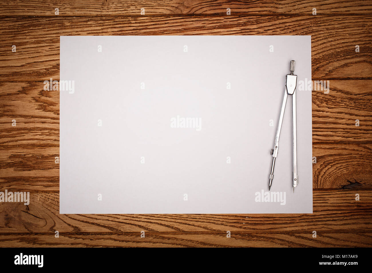 Workplace - technical project drawing with engineering tools ...