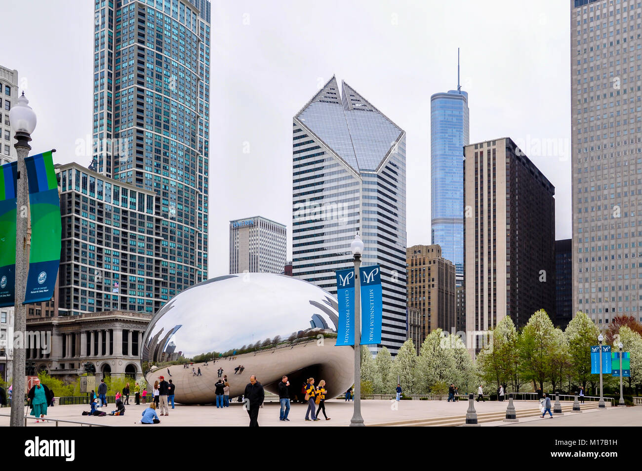 Chicago architecture the bean hi-res stock photography and images - Alamy