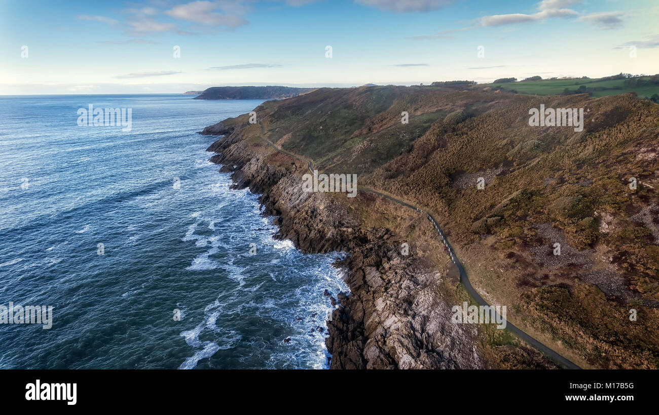 Wales Coastal Path Stock Photo - Alamy