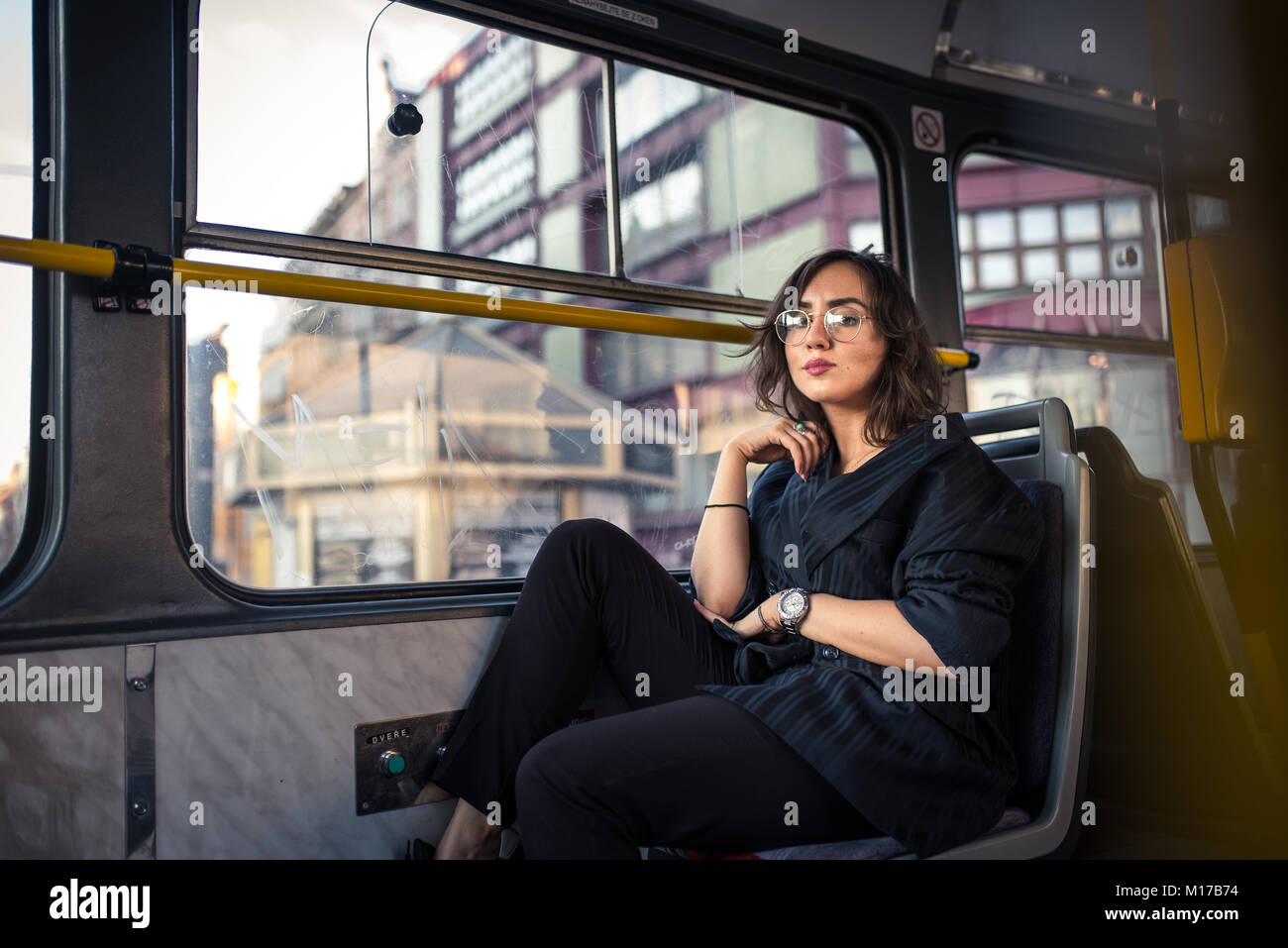 Bus full of people hi-res stock photography and images - Alamy