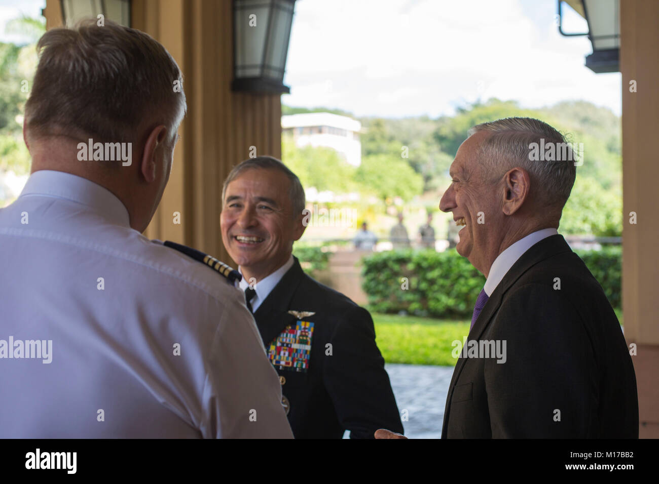 CAMP H.M. SMITH, Hawaii (Jan. 26, 2018)—U.S. Secretary of Defense James ...