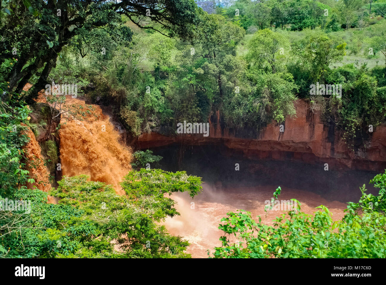 Chania Falls in Thika Kenya Africa Stock Photo - Alamy