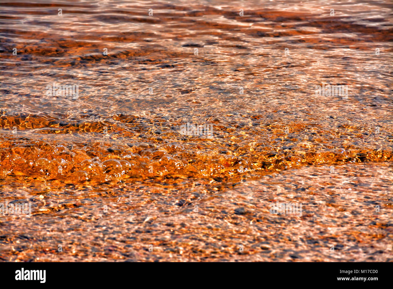 The river water on a granite slab embankment Stock Photo - Alamy