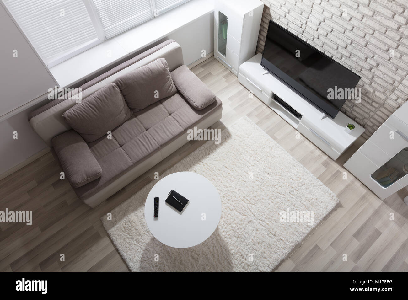 Tv room top view hi-res stock photography and images - Alamy