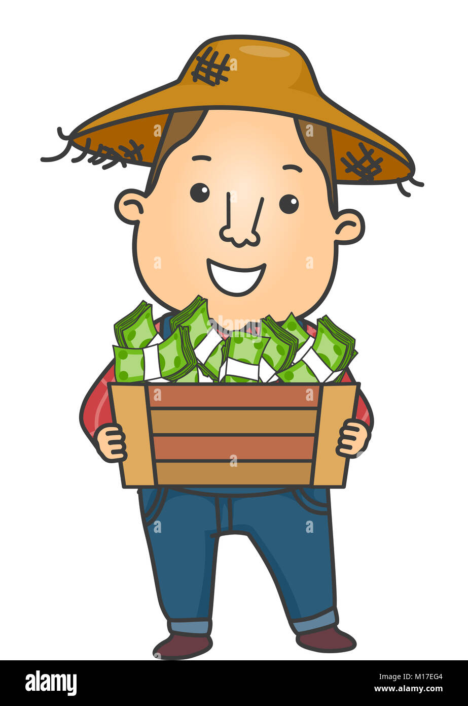 Cash for farmer income Cut Out Stock Images & Pictures - Alamy