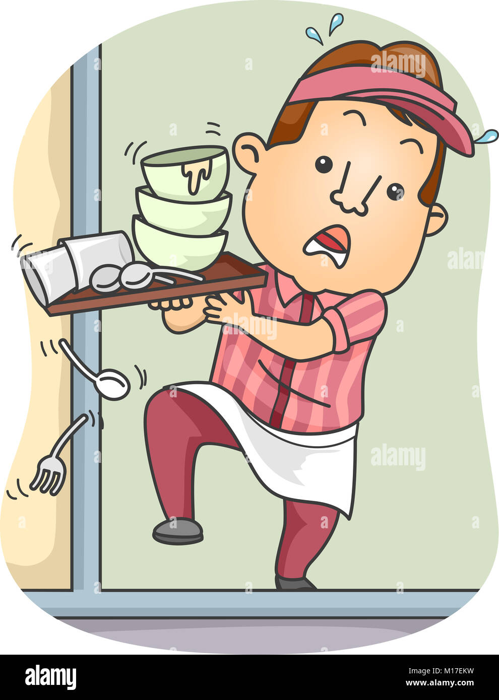 Busboy cutout hi-res stock photography and images - Alamy