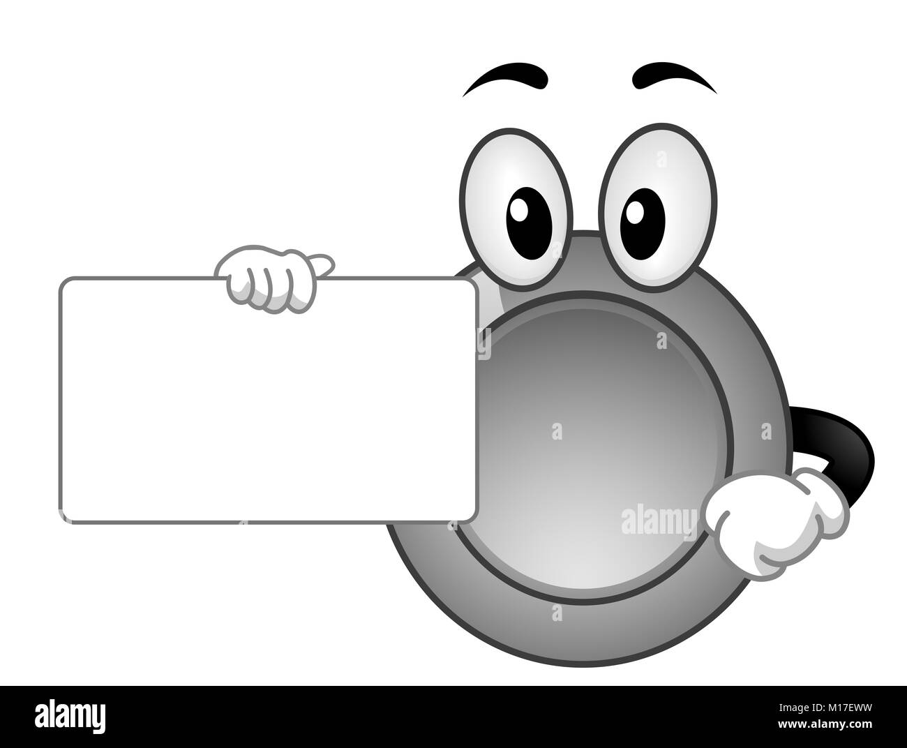 Blank Cartoon Coin