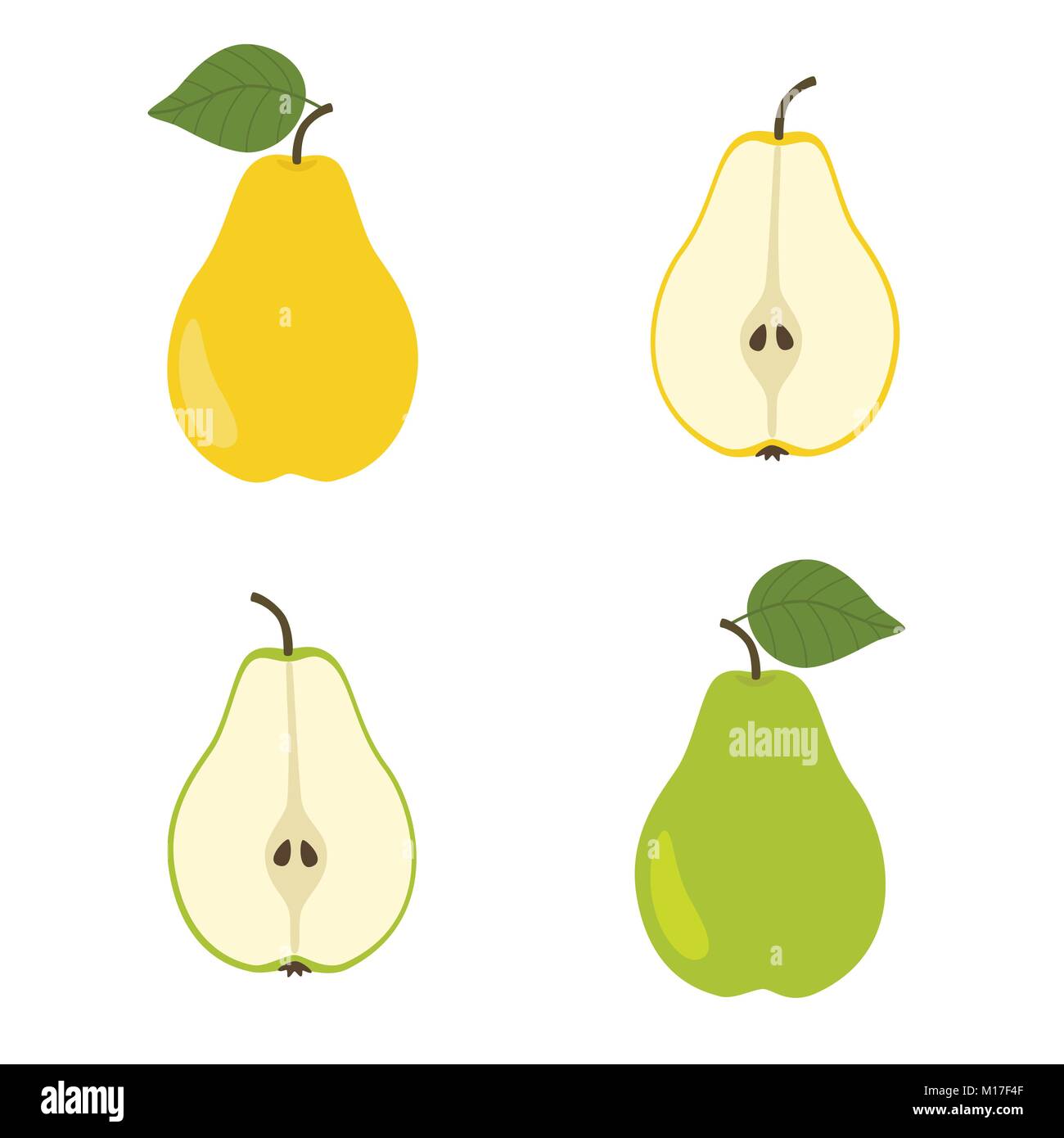 Pear juice white pears Stock Vector Images - Alamy