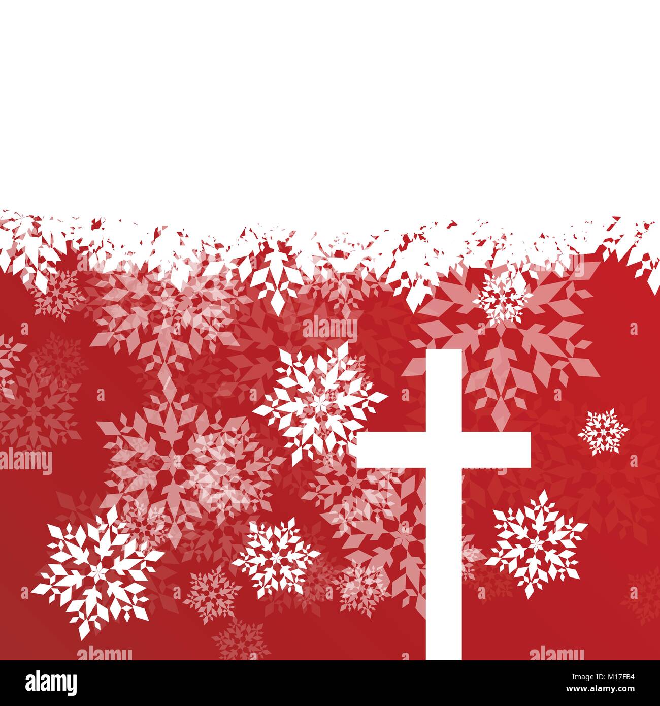 Christmas Cross Background