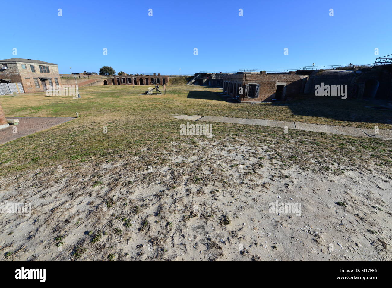 An American civil war fortress used in the American civil war Stock ...
