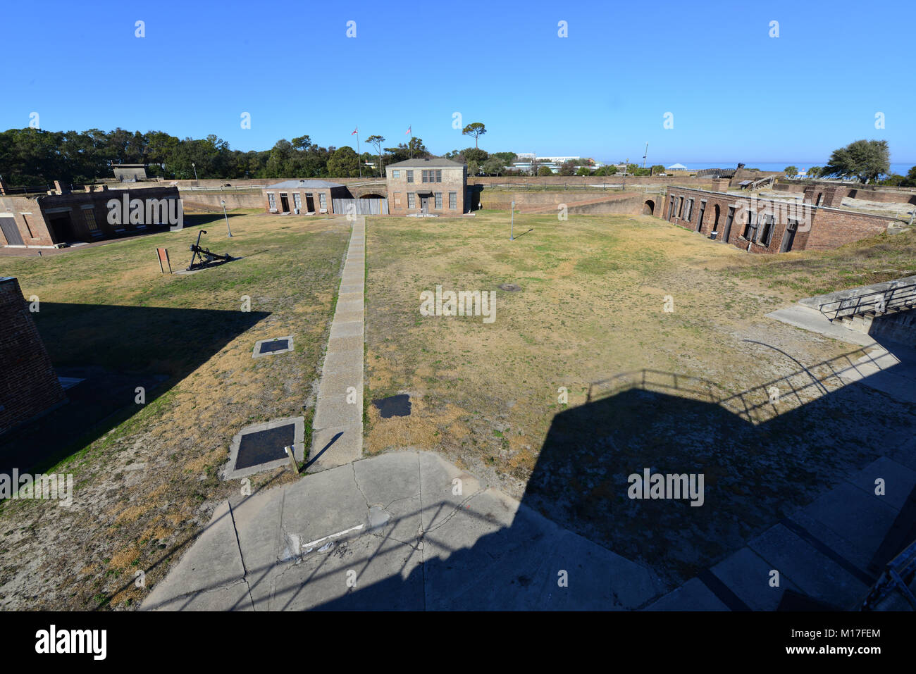 An American civil war fortress used in the American civil war Stock ...