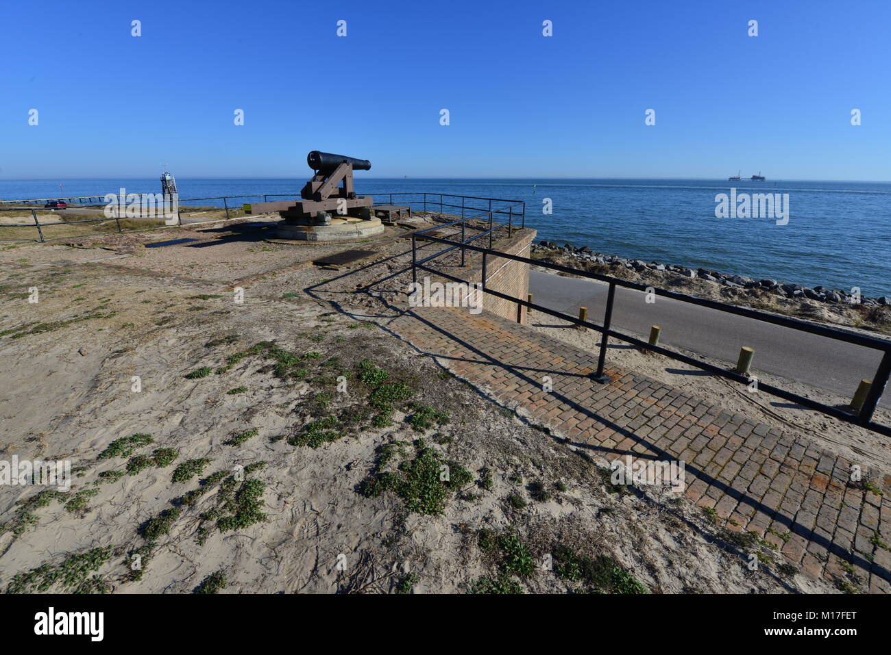 An American civil war fortress used in the American civil war Stock ...