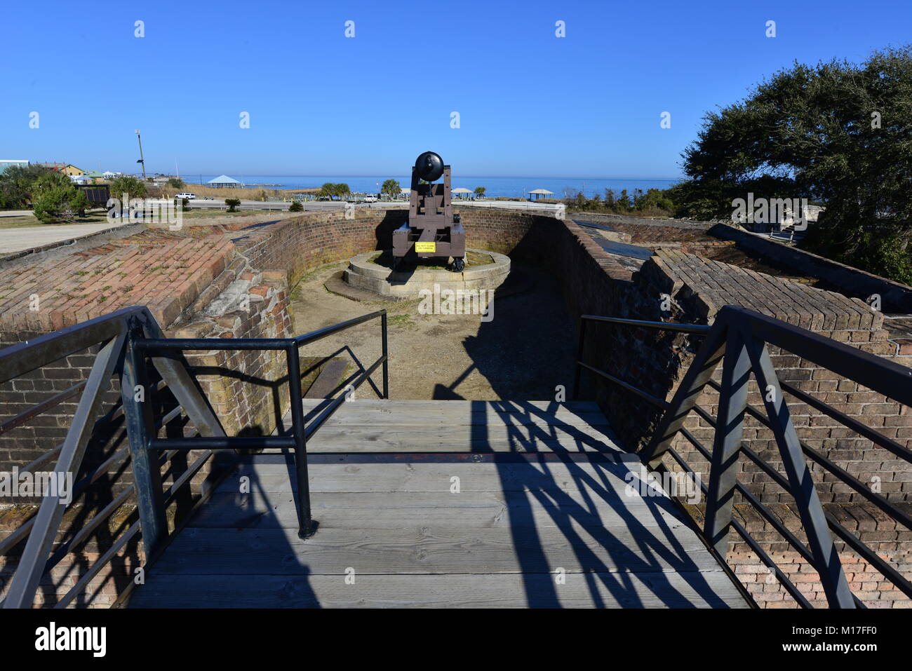 An American civil war fortress used in the American civil war Stock ...