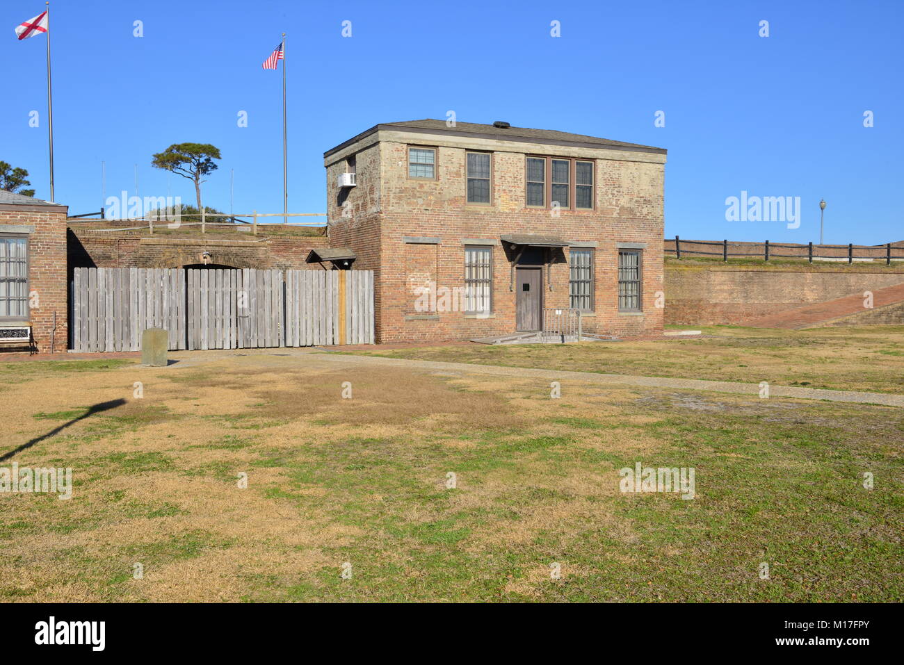 An American civil war fortress used in the American civil war Stock ...