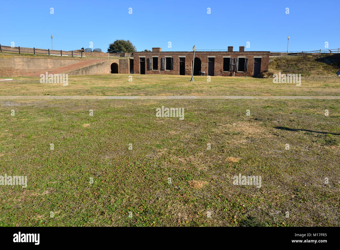An American civil war fortress used in the American civil war Stock ...