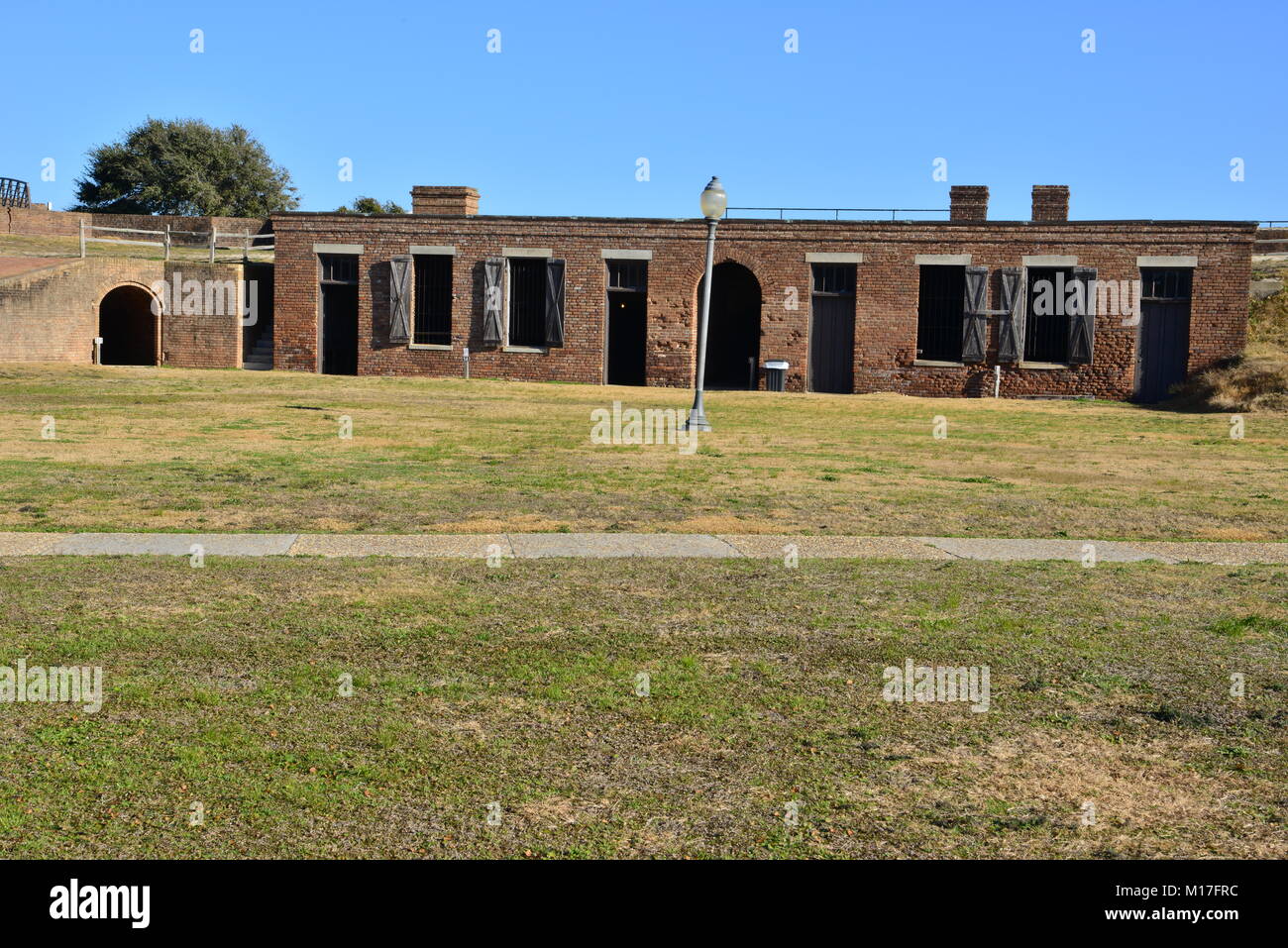 An American civil war fortress used in the American civil war Stock ...