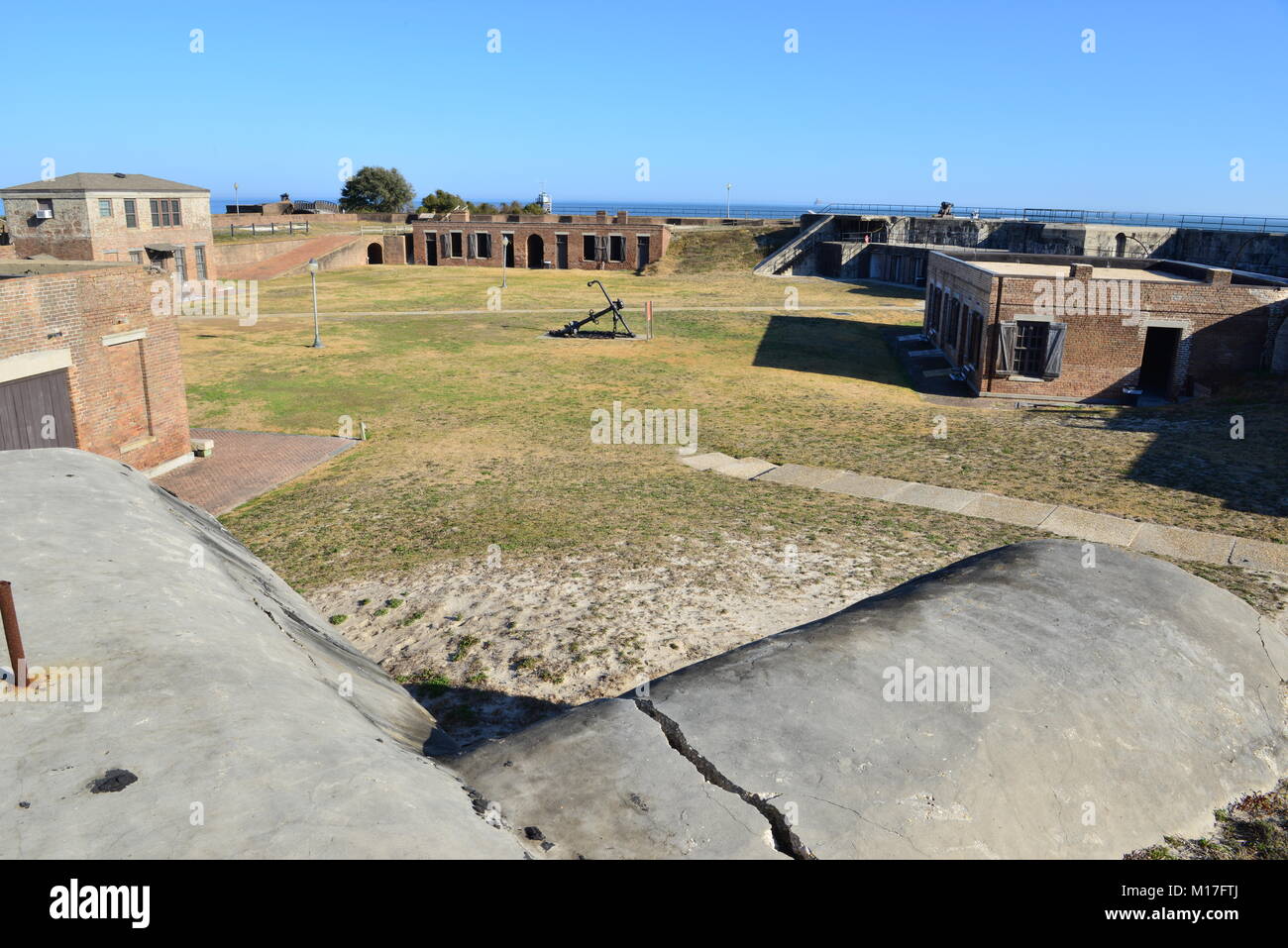 An American civil war fortress used in the American civil war Stock ...