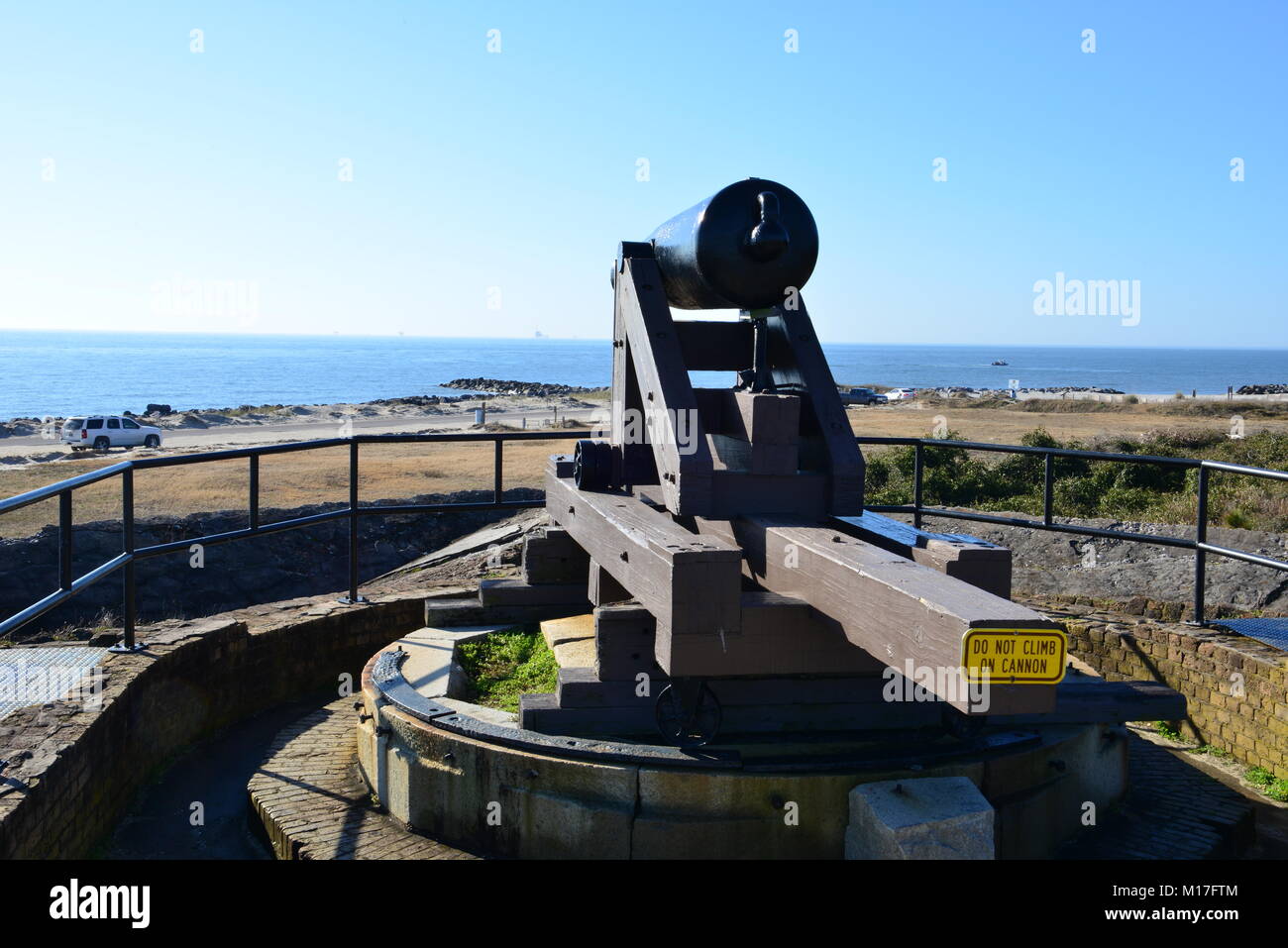 An American civil war fortress used in the American civil war Stock ...