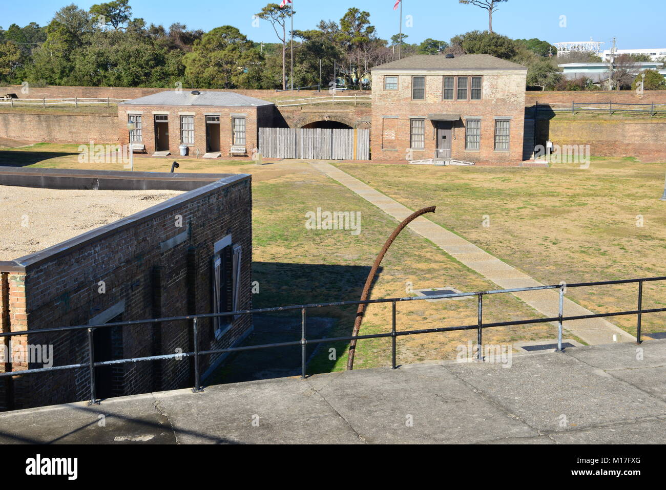 An American civil war fortress used in the American civil war Stock ...