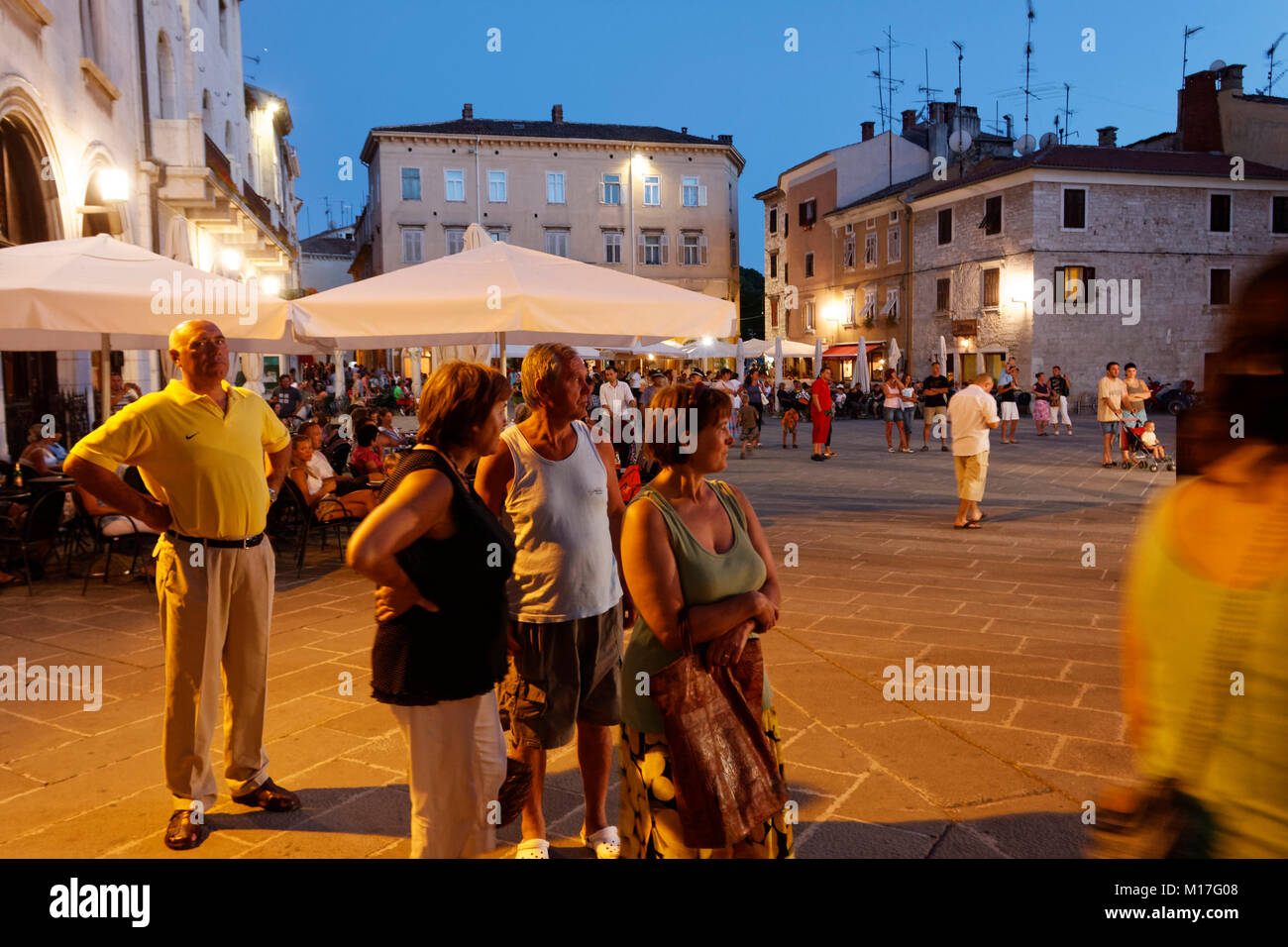Nightlife in Pula, Croatia Stock Photo - Alamy