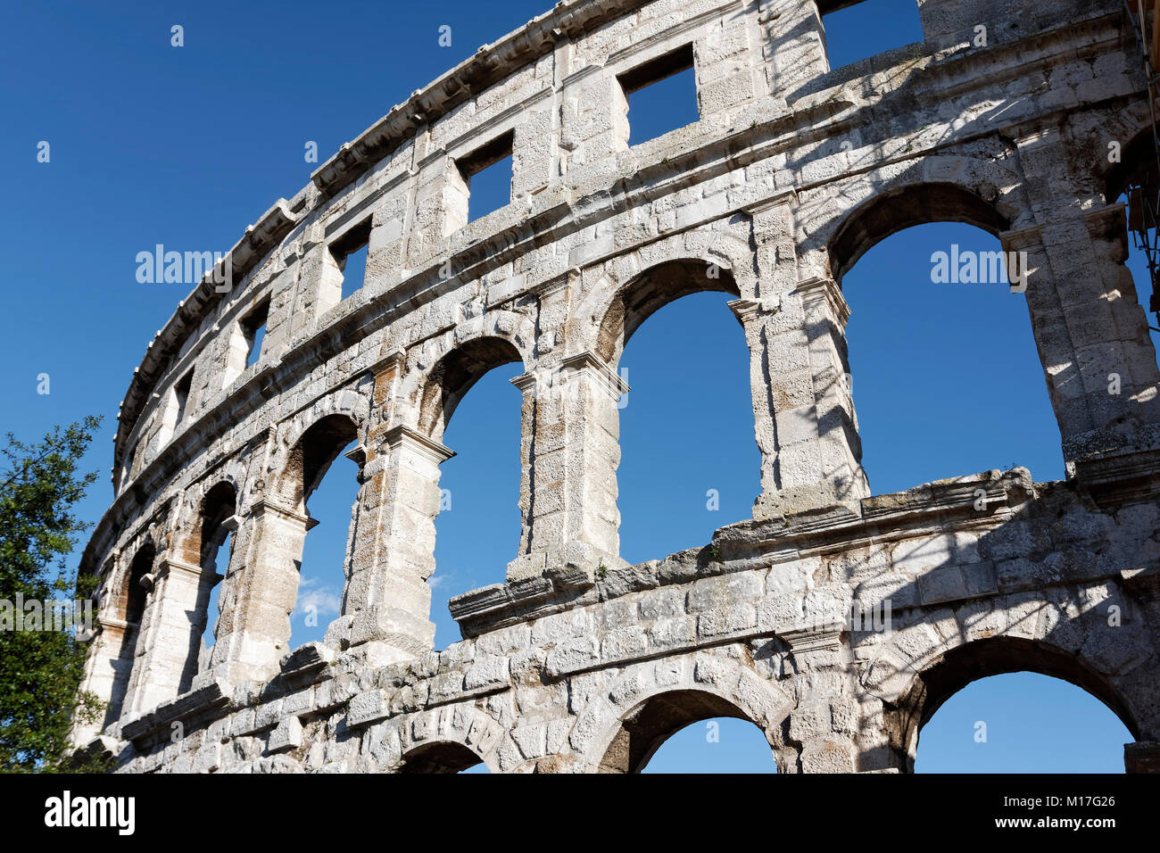 Pula Arena amphitheatre, Pula, Croatia Stock Photo - Alamy