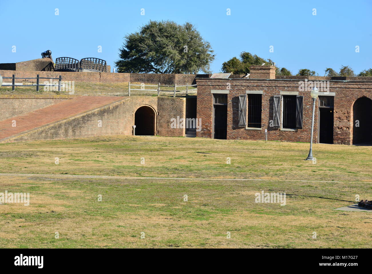 An American civil war fortress used in the American civil war Stock ...