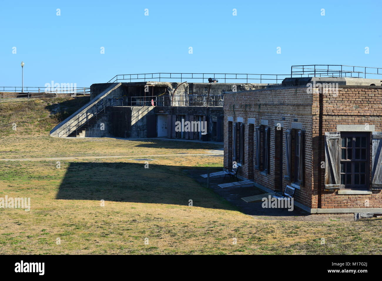An American civil war fortress used in the American civil war Stock ...