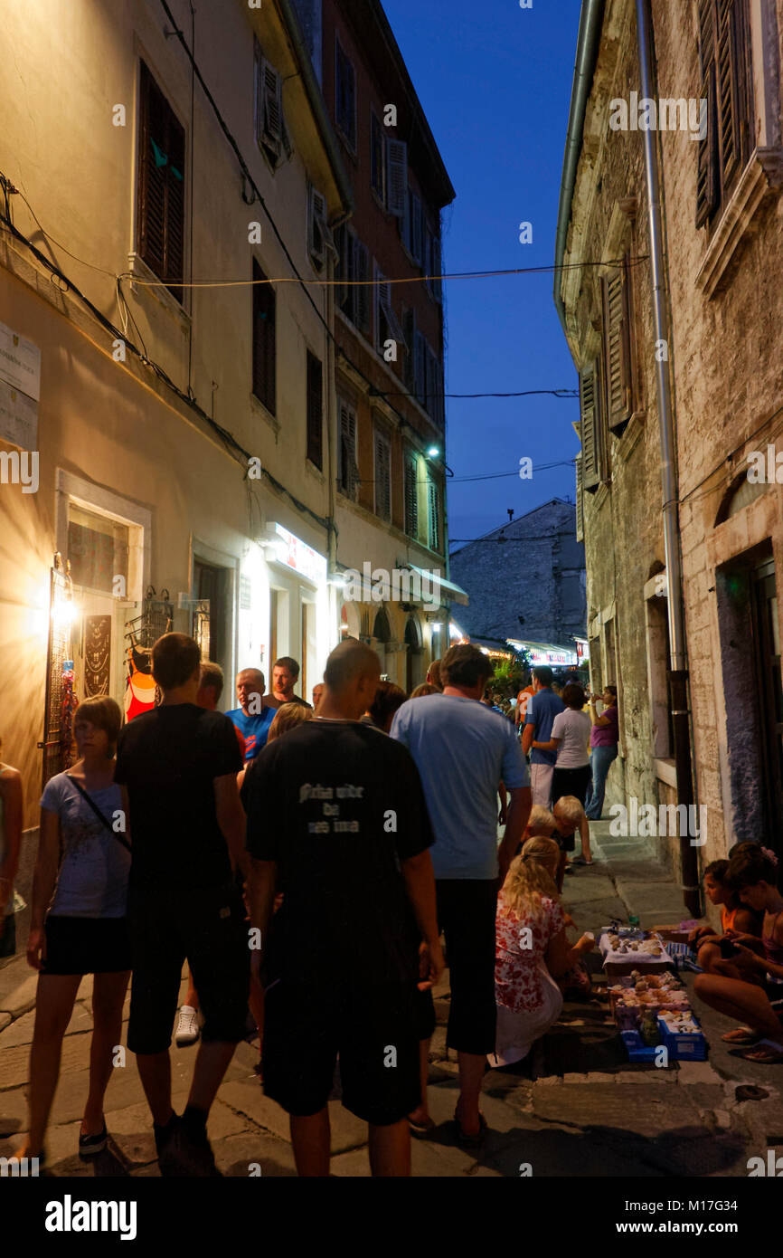 Nightlife in Pula, Croatia Stock Photo - Alamy