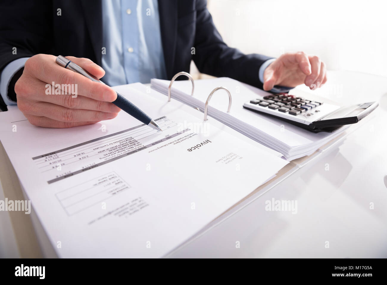 Invoice and checking hi-res stock photography and images - Alamy