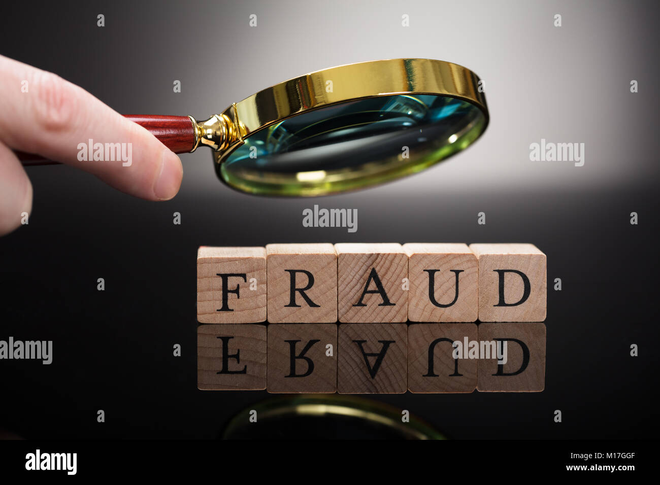 Audit word magnifying glass hi-res stock photography and images - Alamy