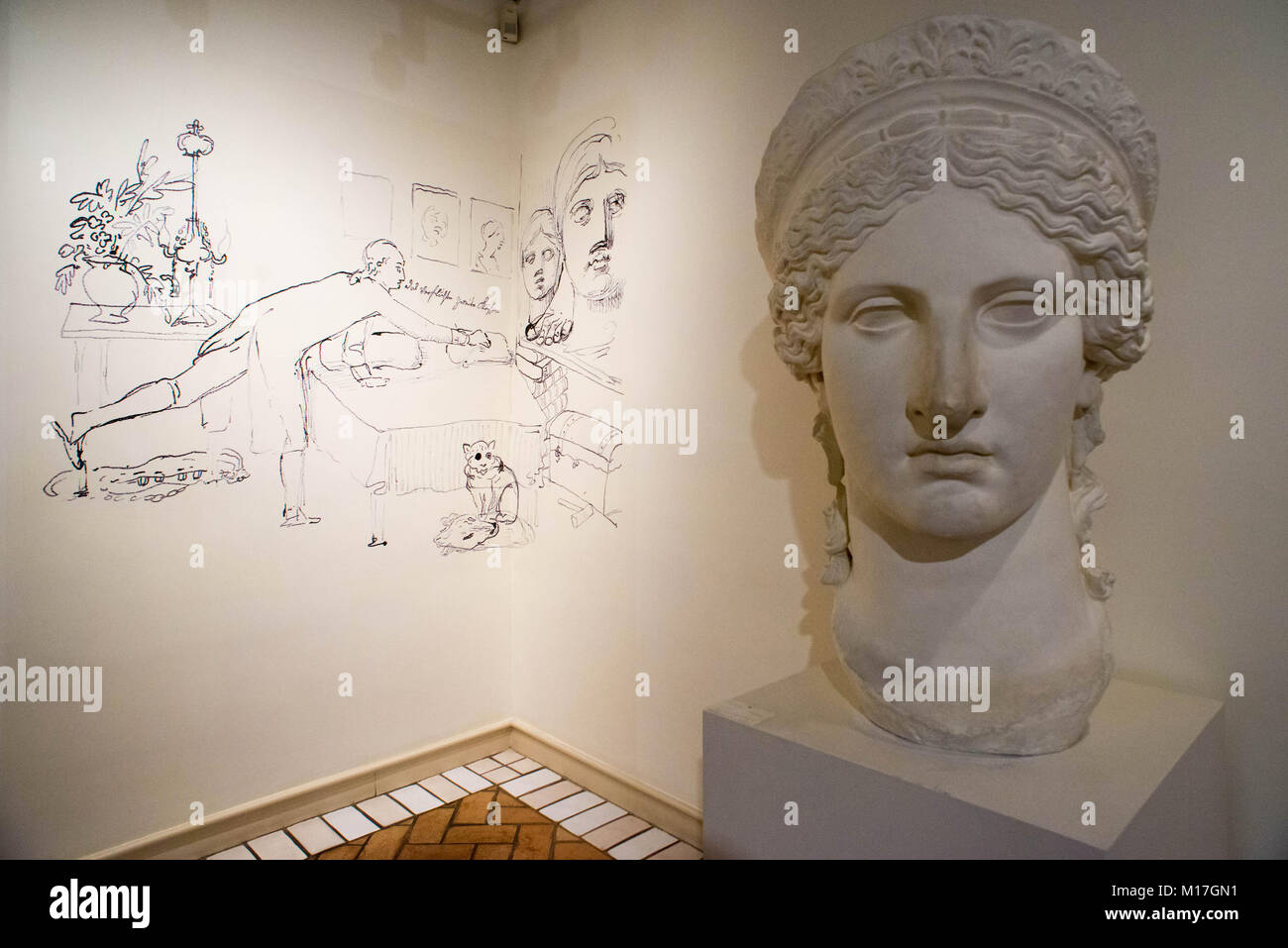 Rome, Italy. House museum of Goethe Stock Photo - Alamy