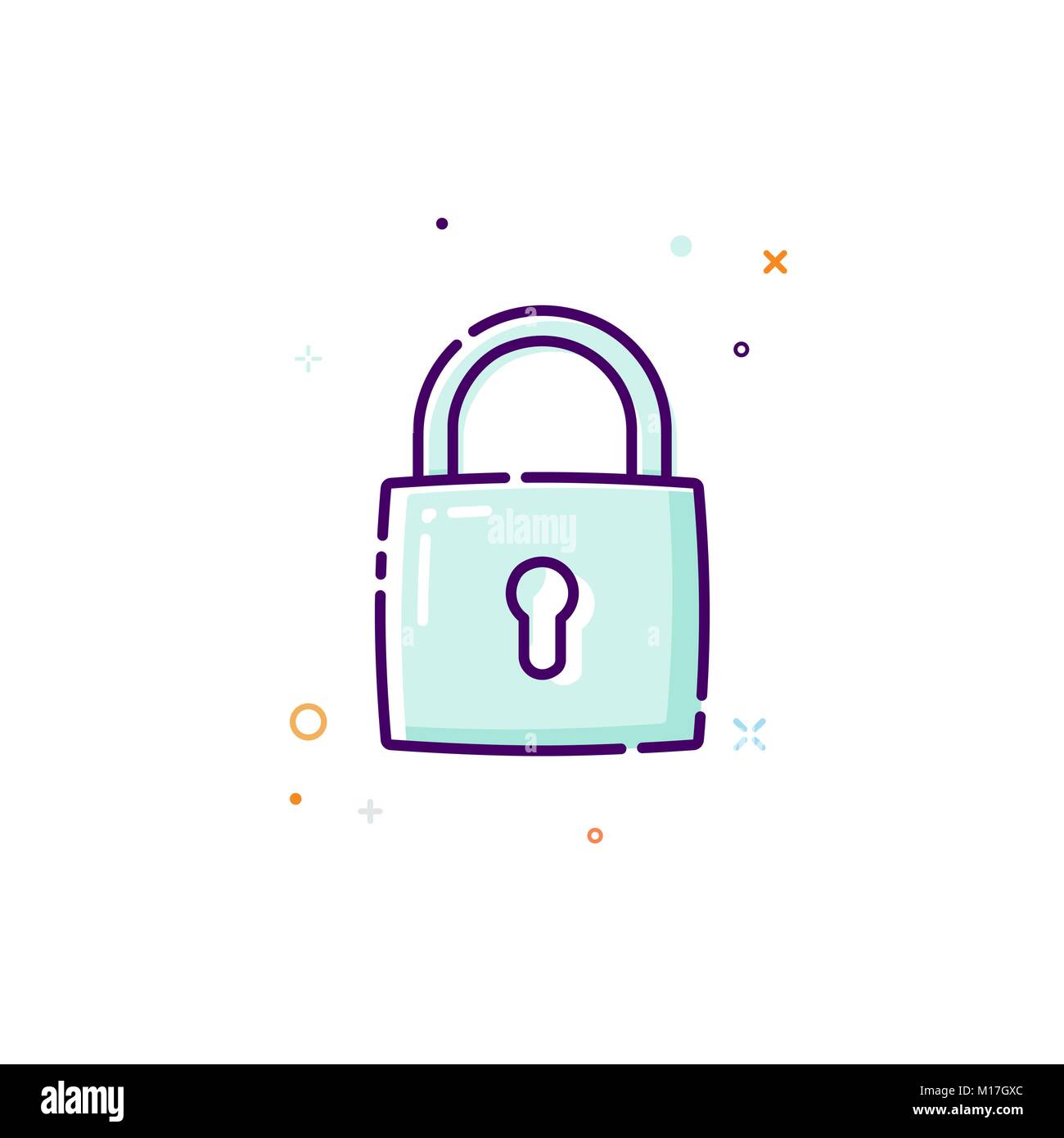 Personal information protection Stock Vector Images - Alamy