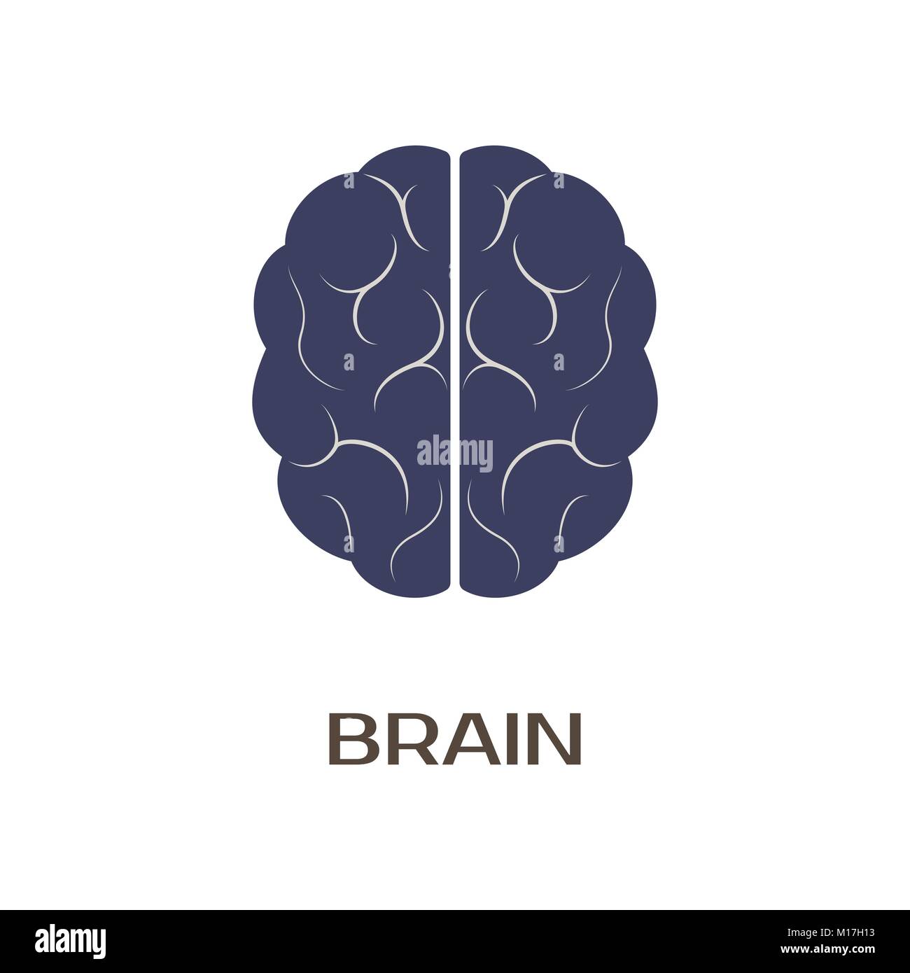 Creative brain vector logo hi-res stock photography and images - Alamy