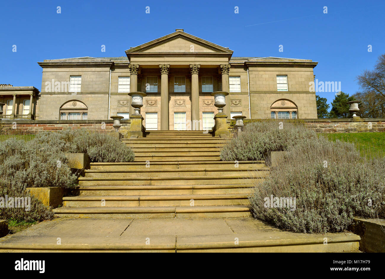 The south face of Tatton Hall in Cheshire Stock Photo - Alamy