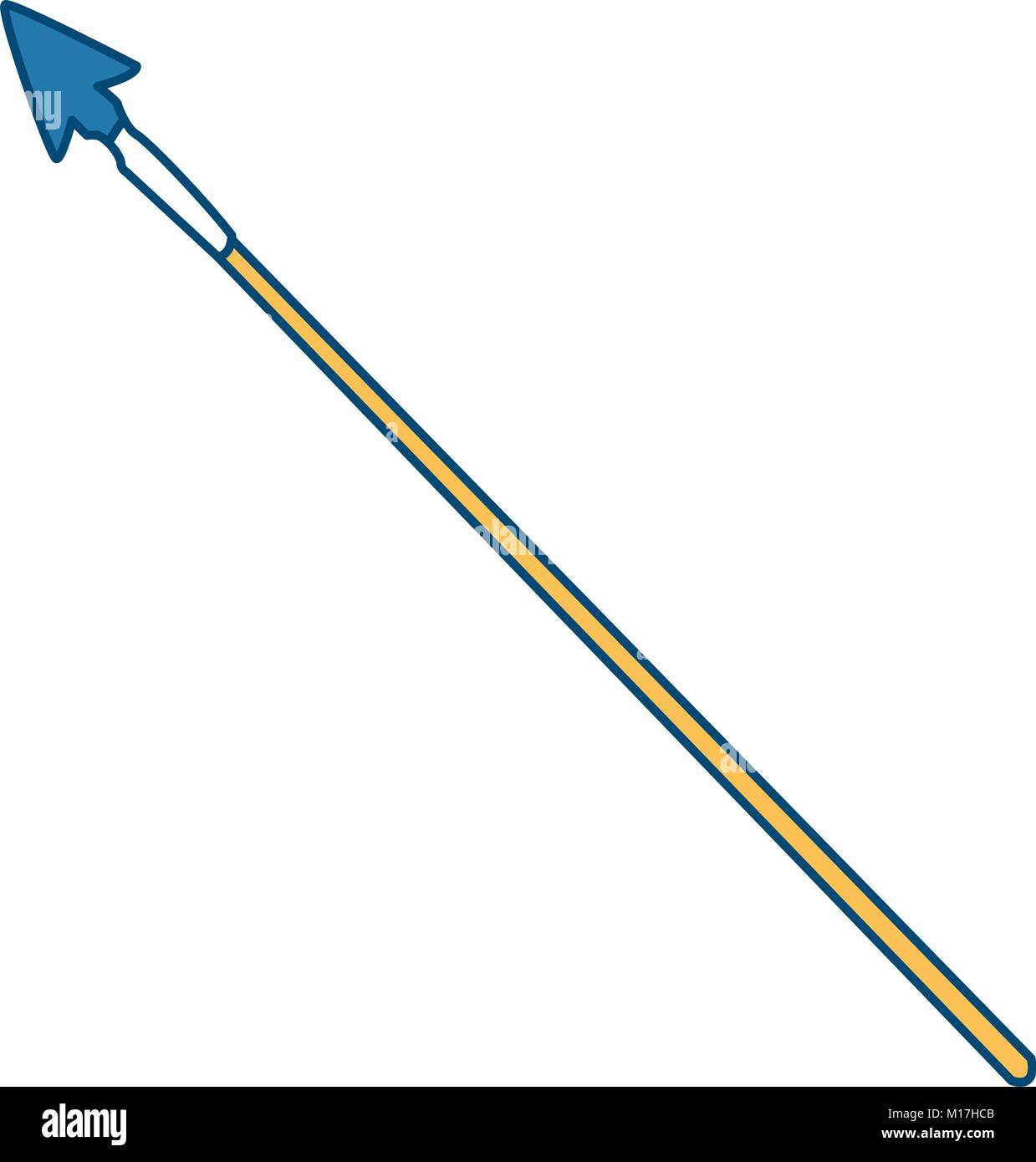 spear weapon isolated Stock Vector Image & Art - Alamy