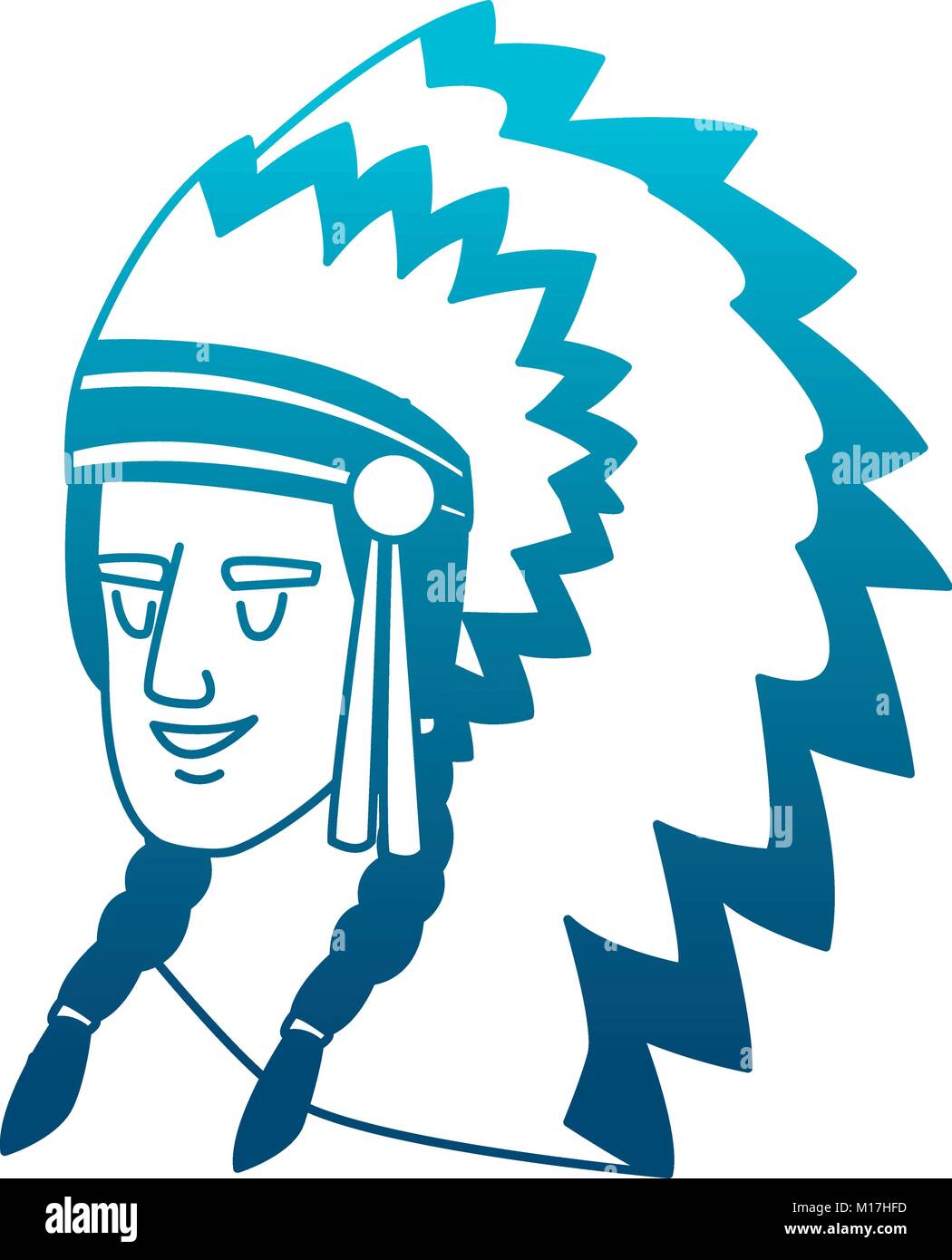 American indian face Stock Vector Image & Art - Alamy