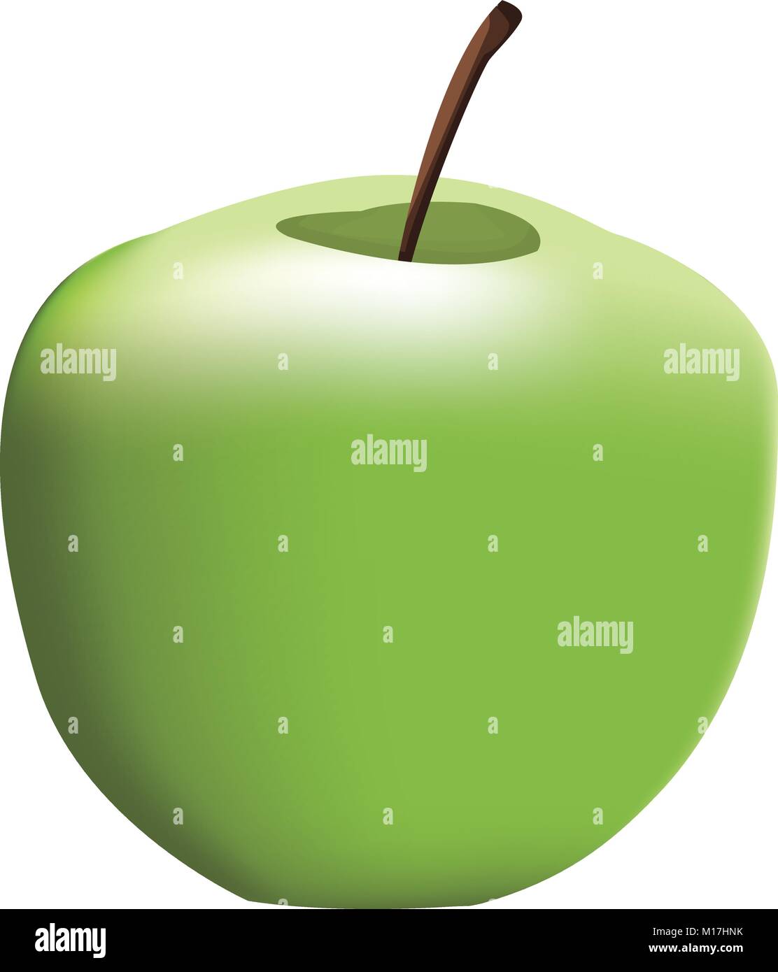 Apple fruit symbol Stock Vector Image & Art - Alamy