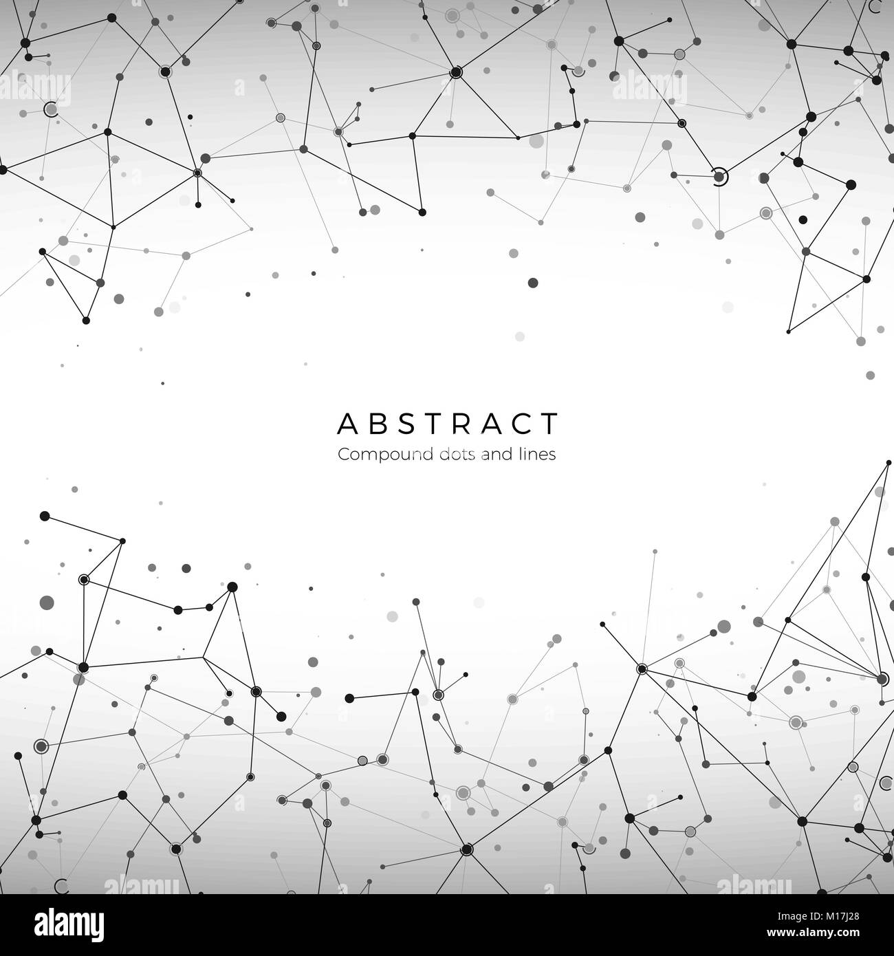 Plexus array pattern. Particles, dots and lines. Digital mesh big data concept. Element of ...