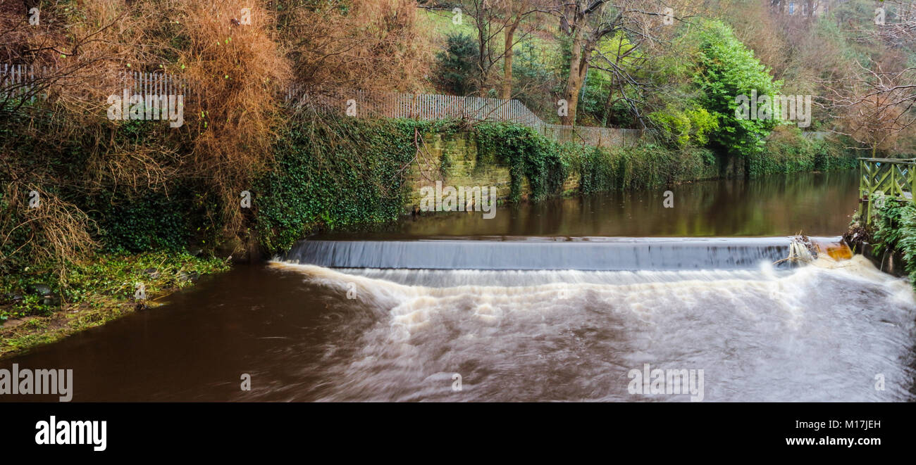 A shot of the Water of Leith river in Edinburgh, Scotland Stock Photo ...