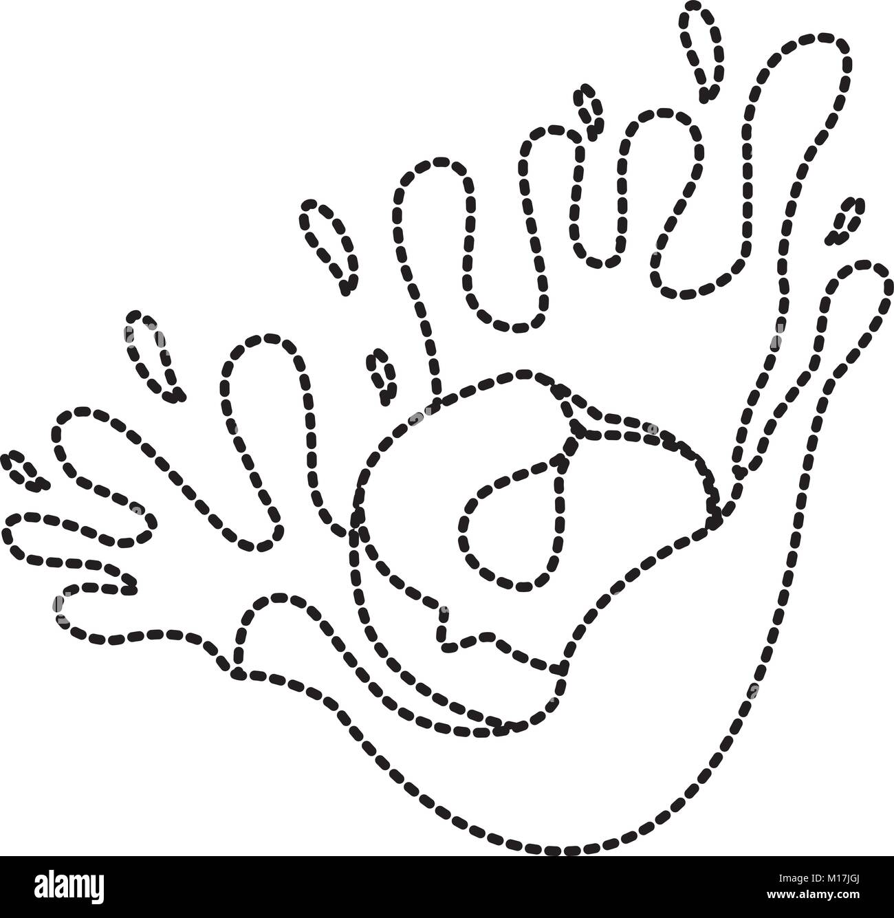 Fresh peach juice splashing Stock Vector Images - Alamy