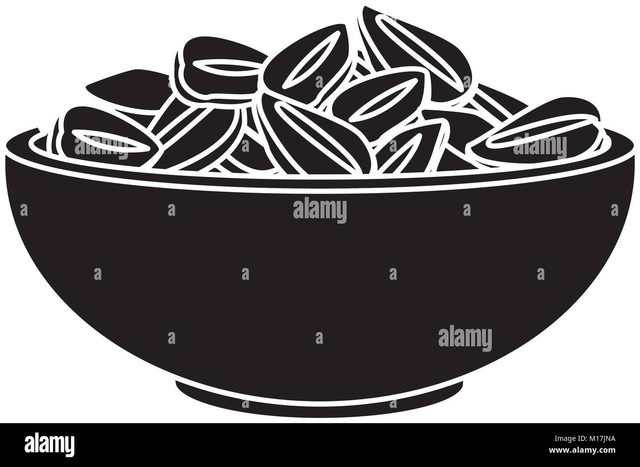 Healthy eating dietary bowl Stock Vector Images - Alamy